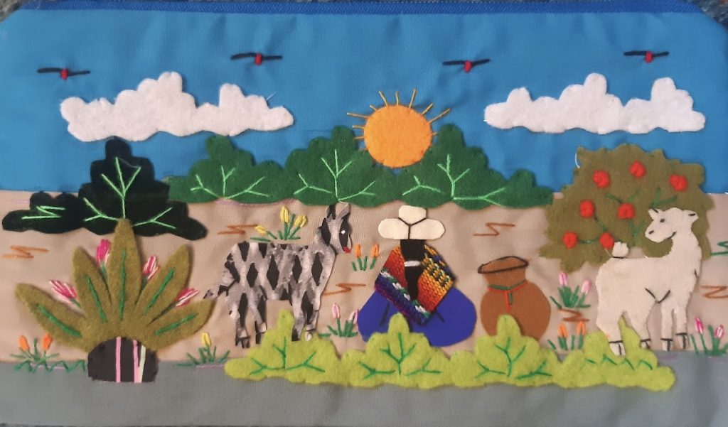 'Arpilleras' made in Villa el Salvador : Project Peru